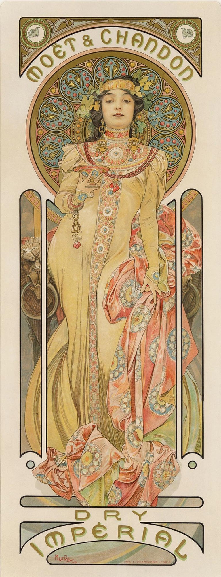 Alphonse Mucha - Moët and Chandon: Dry Imperial at 1stDibs