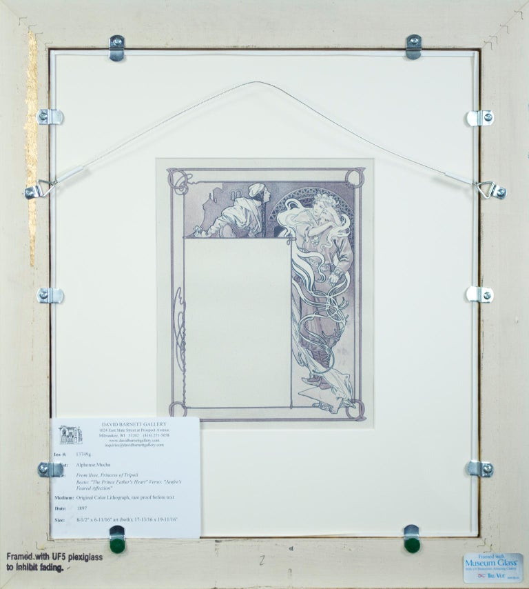 Alphonse Mucha - "The Prince Father's Heart" and "Jaufre's Feared ...