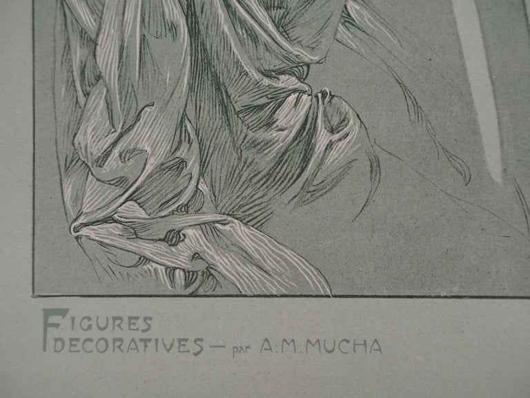 Alphonse Mucha - Thinking Women - Lithograph 1902 at 1stDibs | alphonse ...