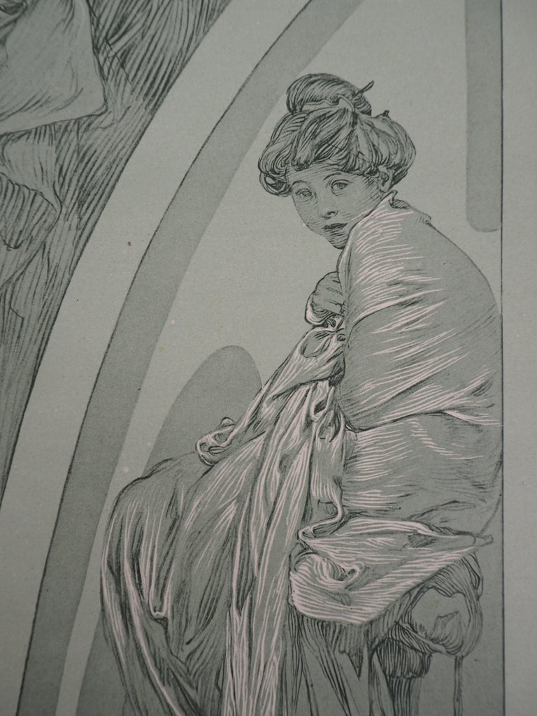 Alphonse Mucha - Thinking Women - Lithograph 1902 at 1stDibs | alphonse ...