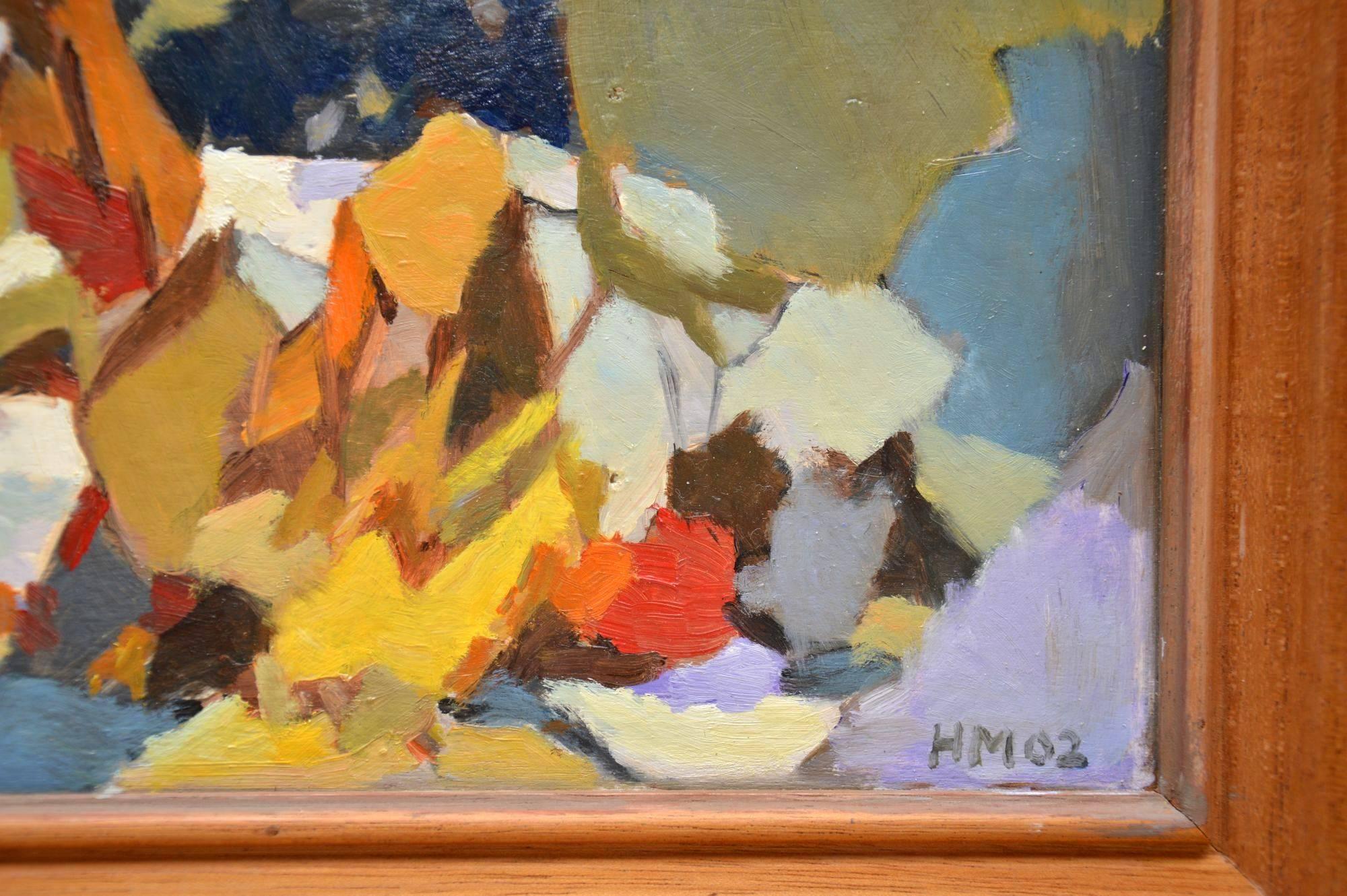 Alpine Dream Original Oil Painting by Hugh Micklem at 1stDibs