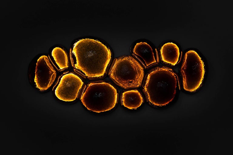 Magma Wall Lamp in Volcanic Stone, Alquimia Collection For Sale at ...