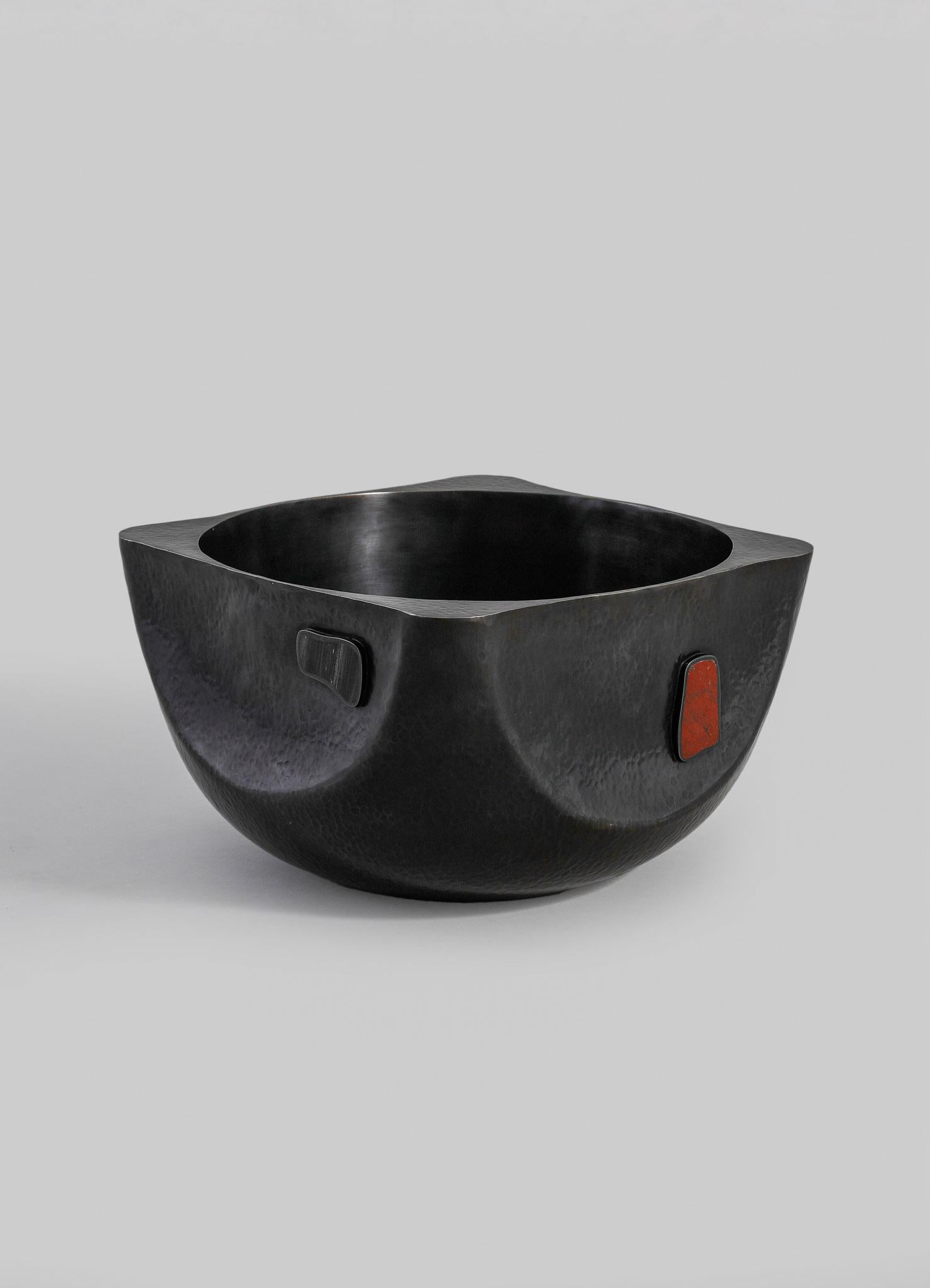 Alta Champagne Bucket in Brass with Semi Precious, Viya by Vikram Goyal ...