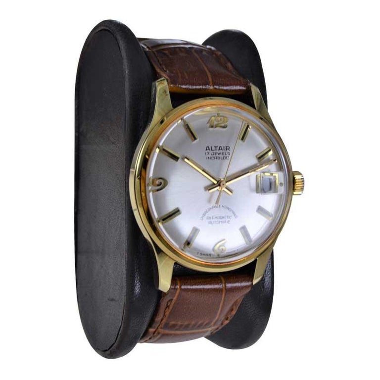 Altair New Old Stock Gold Filled Automatic Wristwatch from 1960's For ...