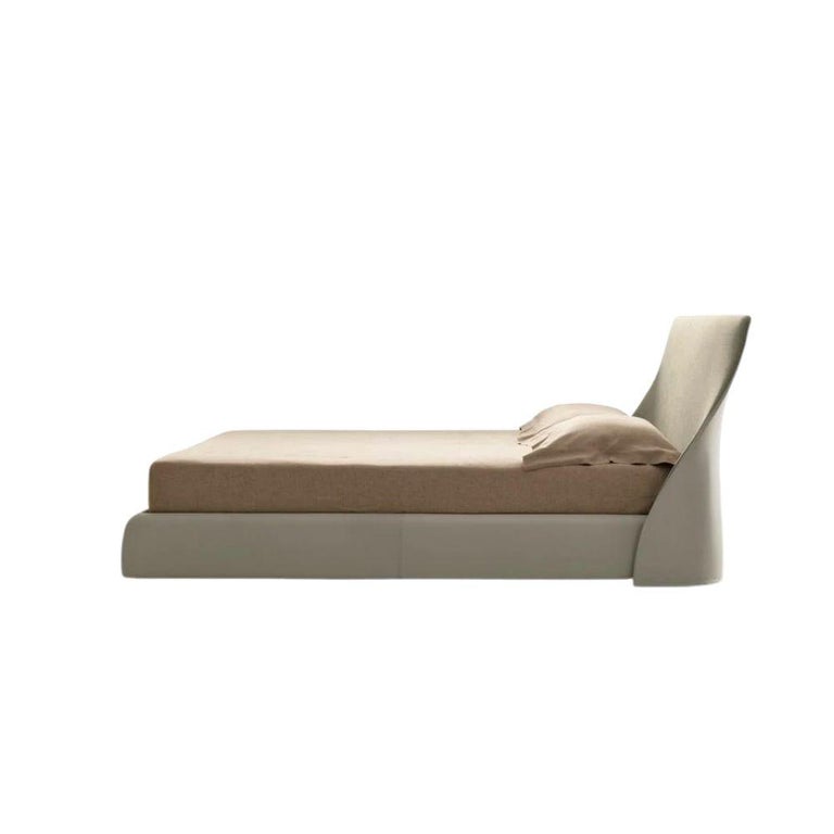 Altea Queen Bed Giorgetti Designed By Carlo Colombo w/ Leather and ...