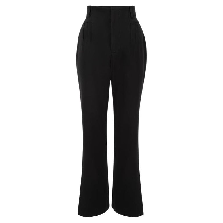Altuzarra Women's Black High Rise Suit Trousers For Sale at 1stDibs