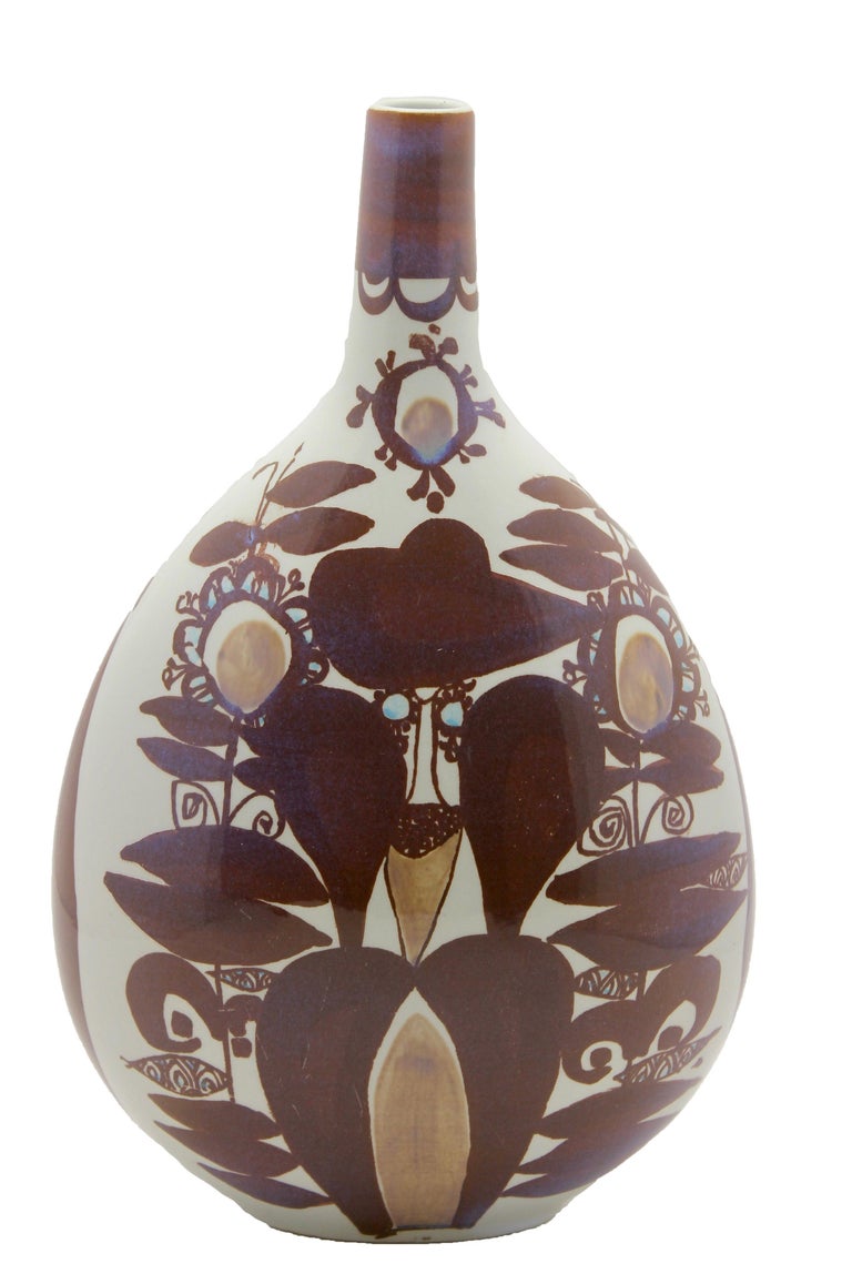 Alumia Royal Copenhagen Vase Kari Christensen Danish Modern Faience at ...