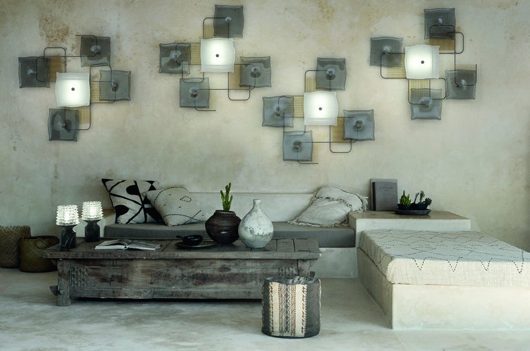 Customizable Alumina 7284 Wall Sconce in Glass, by Alessandro Piva from ...