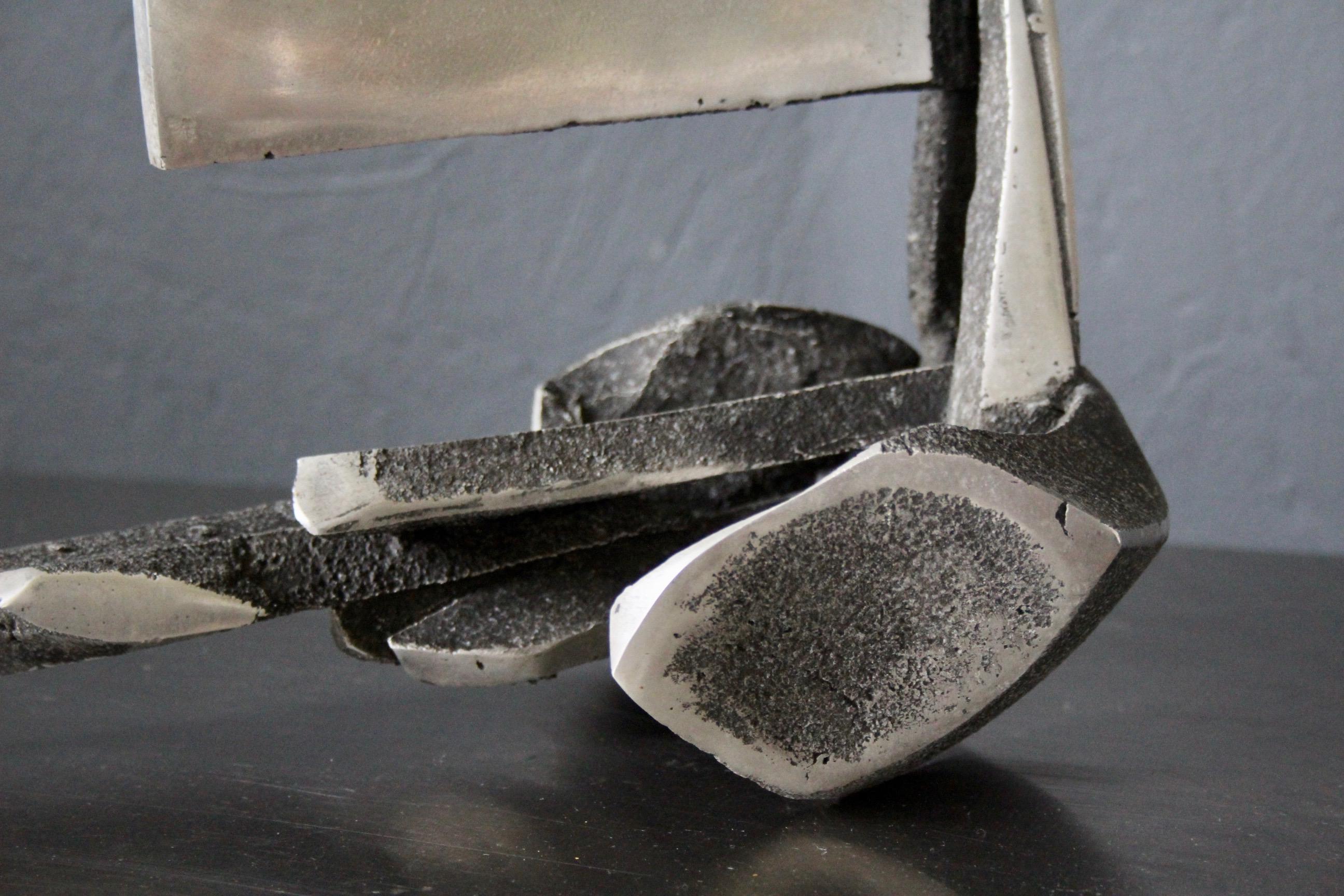 Aluminium Abstract Sculpture For Sale at 1stDibs
