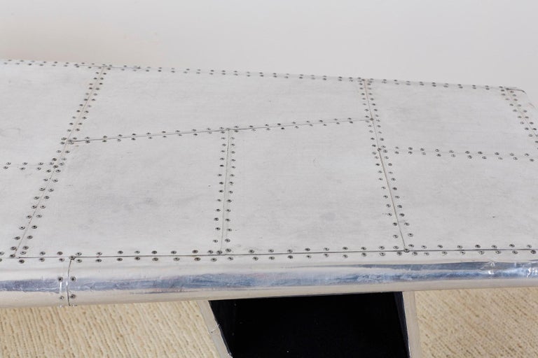 Aluminum Aircraft Aviation Jet Wing Writing Table Desk at 1stDibs ...