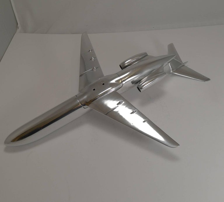Aluminium Airplane Model McDonnel Douglas DC-9 at 1stDibs