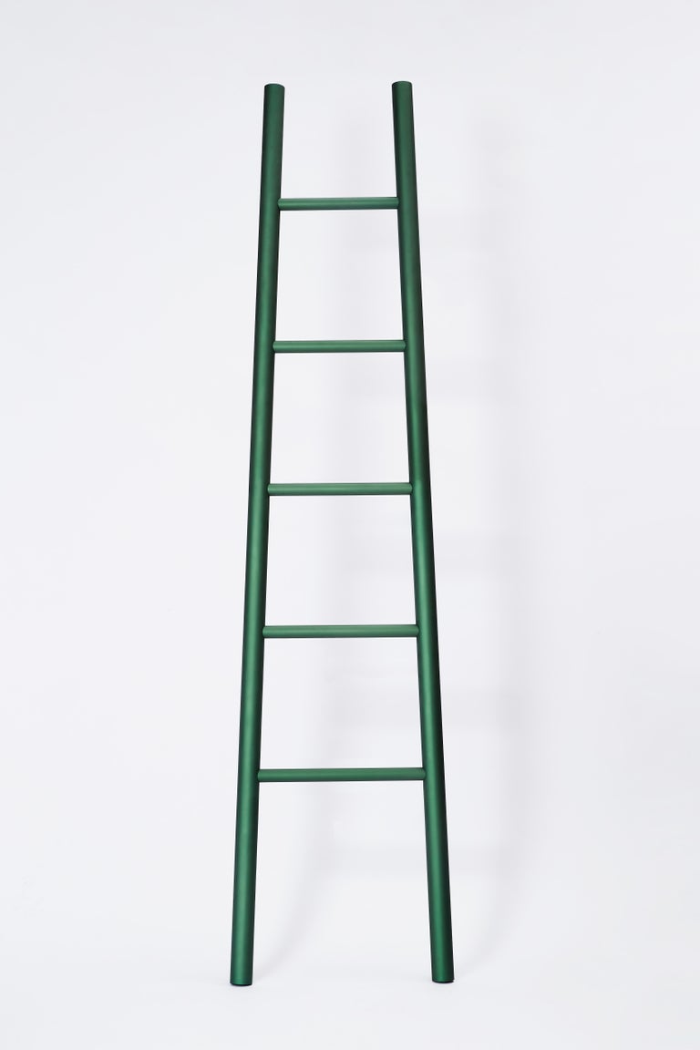 Aluminium Bamboo Ladder 'Coat Rack' by Joseph Dejardin For Sale at 1stDibs