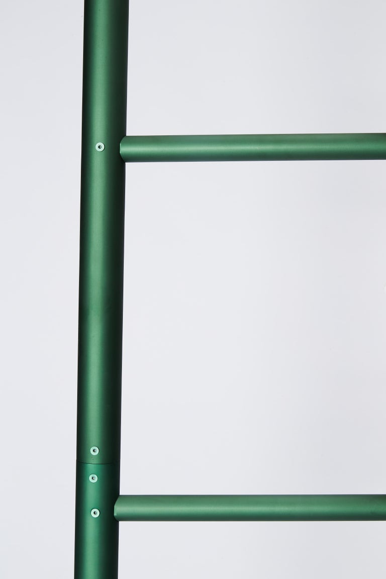 Aluminium Bamboo Ladder 'Coat Rack' by Joseph Dejardin For Sale at 1stDibs