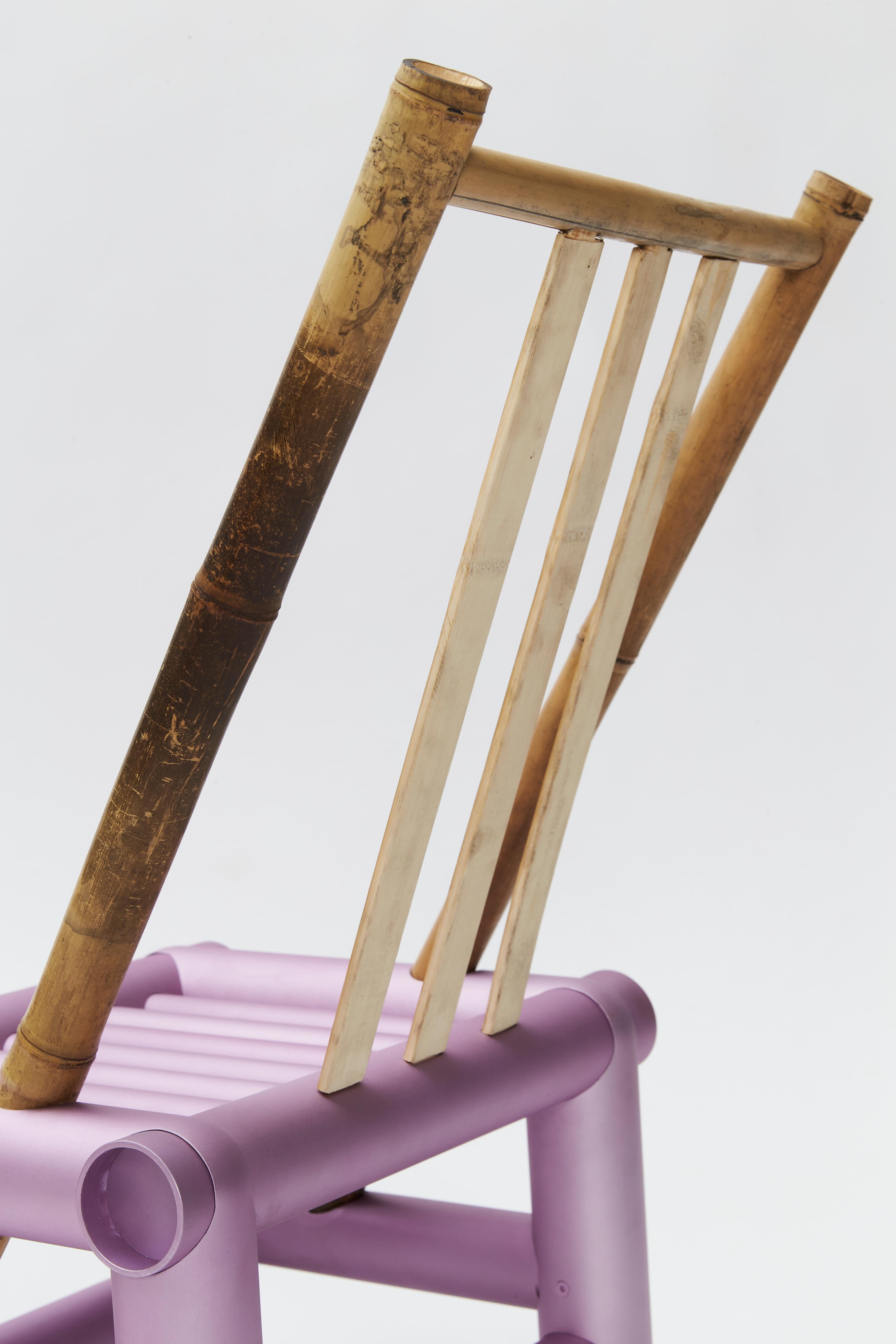 Aluminium Bamboo Small Chair by Joseph Dejardin For Sale at 1stDibs ...