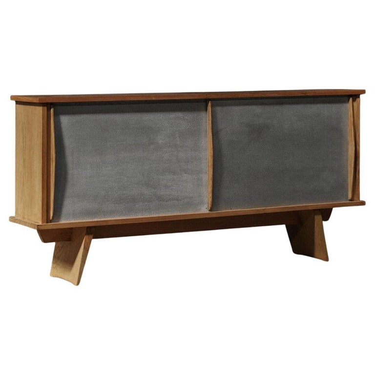 Aluminum, Ash Wood Enfilade France at 1stDibs