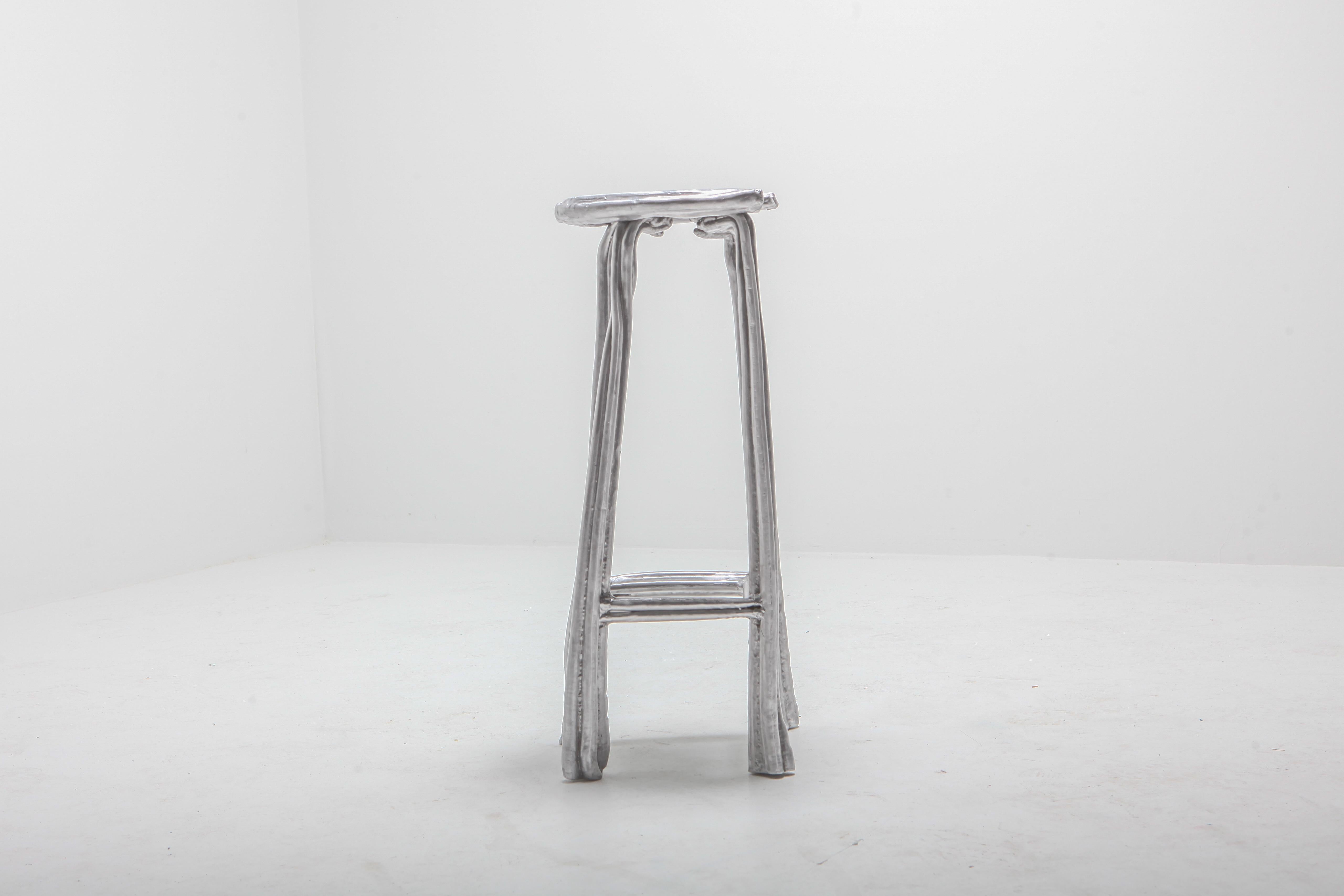 Aluminum Cast Bar Stool T-009 by Nicolas Erauw For Sale at 1stDibs ...