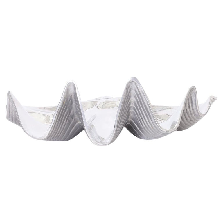 Aluminum Clam Shell Bowl For Sale at 1stDibs