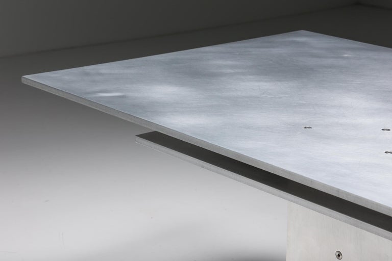 Aluminum Dining Table by Johan Viladrich, France, 2020 For Sale at 1stDibs
