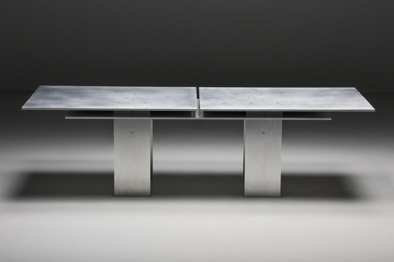 Aluminum Dining Table by Johan Viladrich, France, 2020 For Sale at 1stDibs