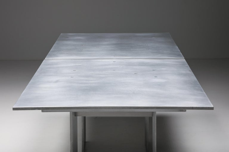 Aluminum Dining Table by Johan Viladrich, France, 2020 For Sale at 1stDibs