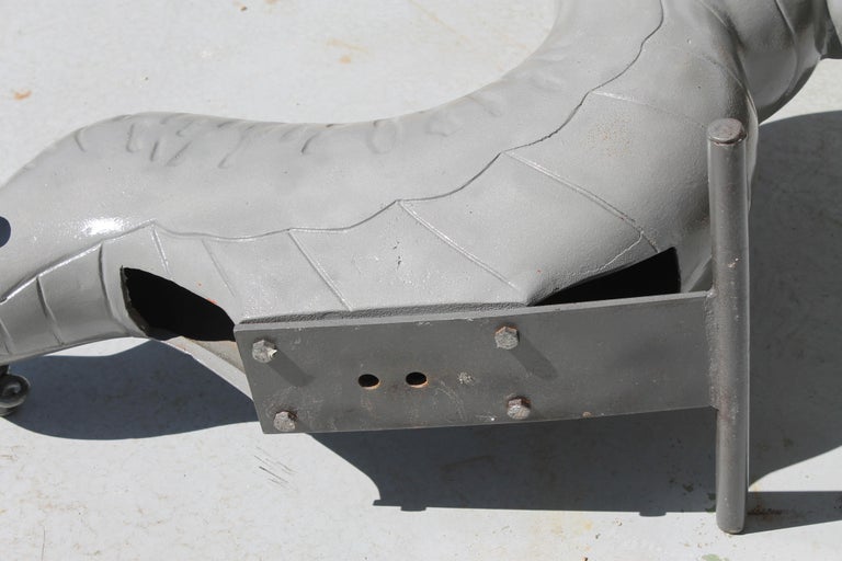 Aluminum Inchworm Playground Toy Sculpture at 1stDibs