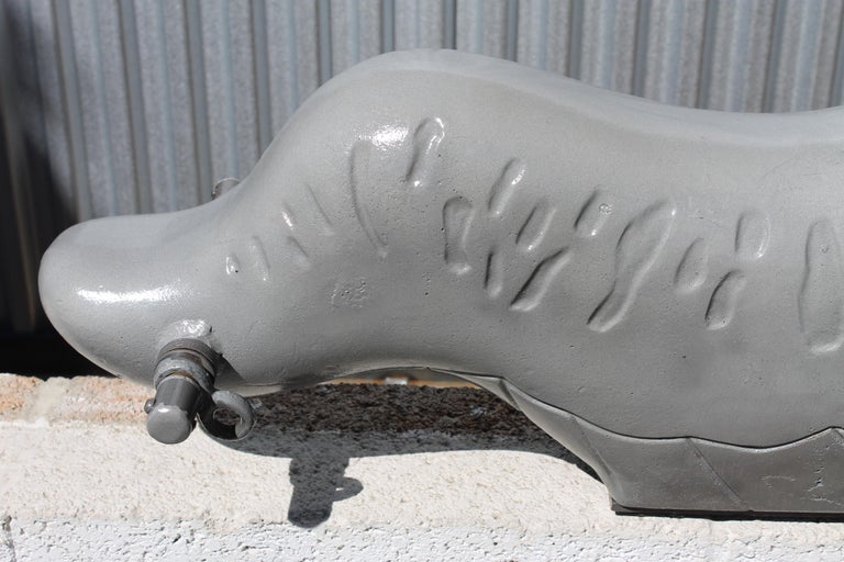 Aluminum Inchworm Playground Toy Sculpture at 1stDibs