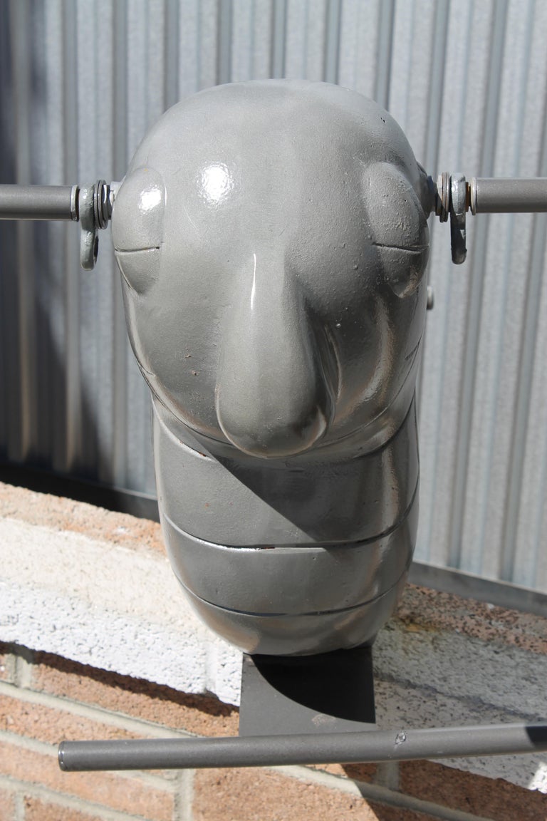 Aluminum Inchworm Playground Toy Sculpture at 1stDibs