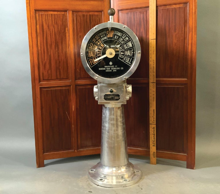Aluminum Ships Engine Order Telegraph For Sale at 1stDibs