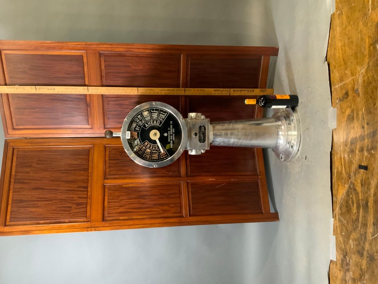 Aluminum Ships Engine Order Telegraph For Sale at 1stDibs
