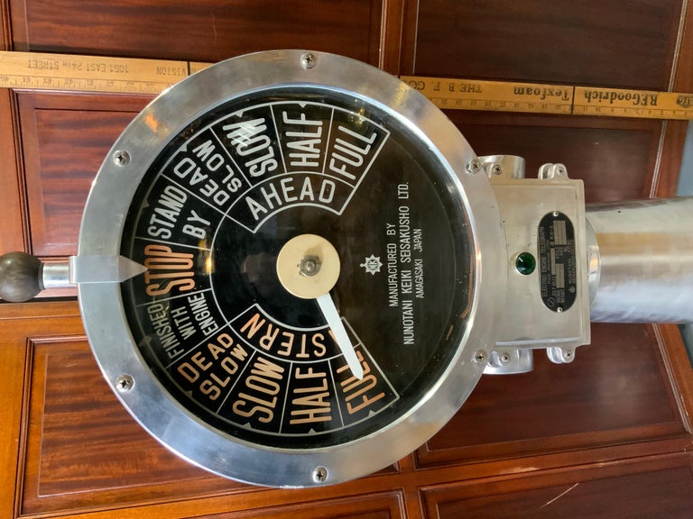 Aluminum Ships Engine Order Telegraph For Sale at 1stDibs