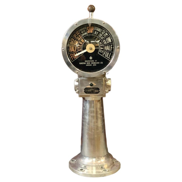 Aluminum Ships Engine Order Telegraph For Sale at 1stDibs