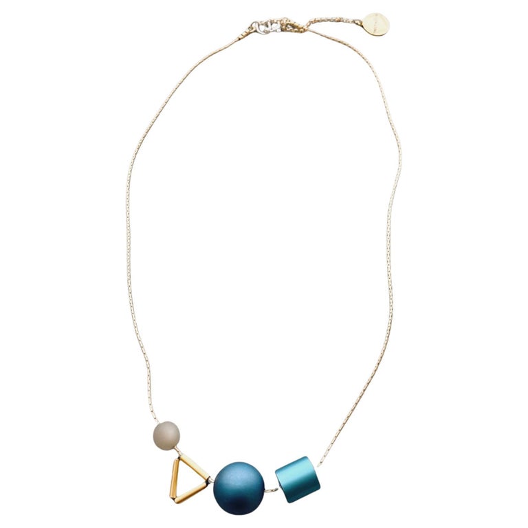 Aluminum Triangle necklace For Sale at 1stDibs