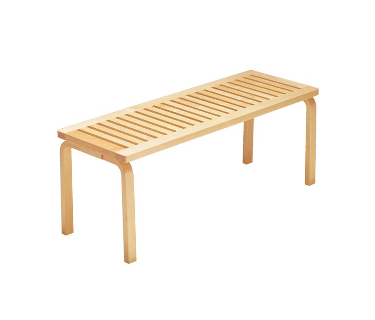 Alvar Aalto 153A Bench for Artek in Black Lacquer For Sale at 1stDibs