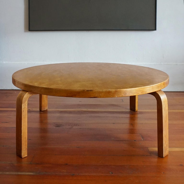 Alvar Aalto Low Round Coffee Table at 1stDibs | alvar aalto coffee ...