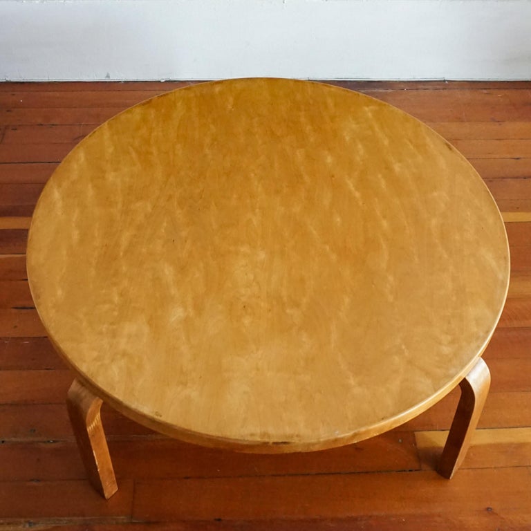Alvar Aalto Low Round Coffee Table at 1stDibs | alvar aalto coffee ...
