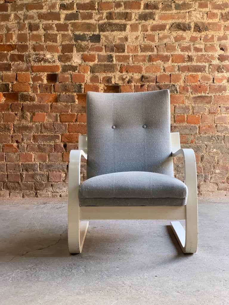 Alvar Aalto Model 401 Lounge Chair Armchair by Artek, circa 1938 at 1stDibs