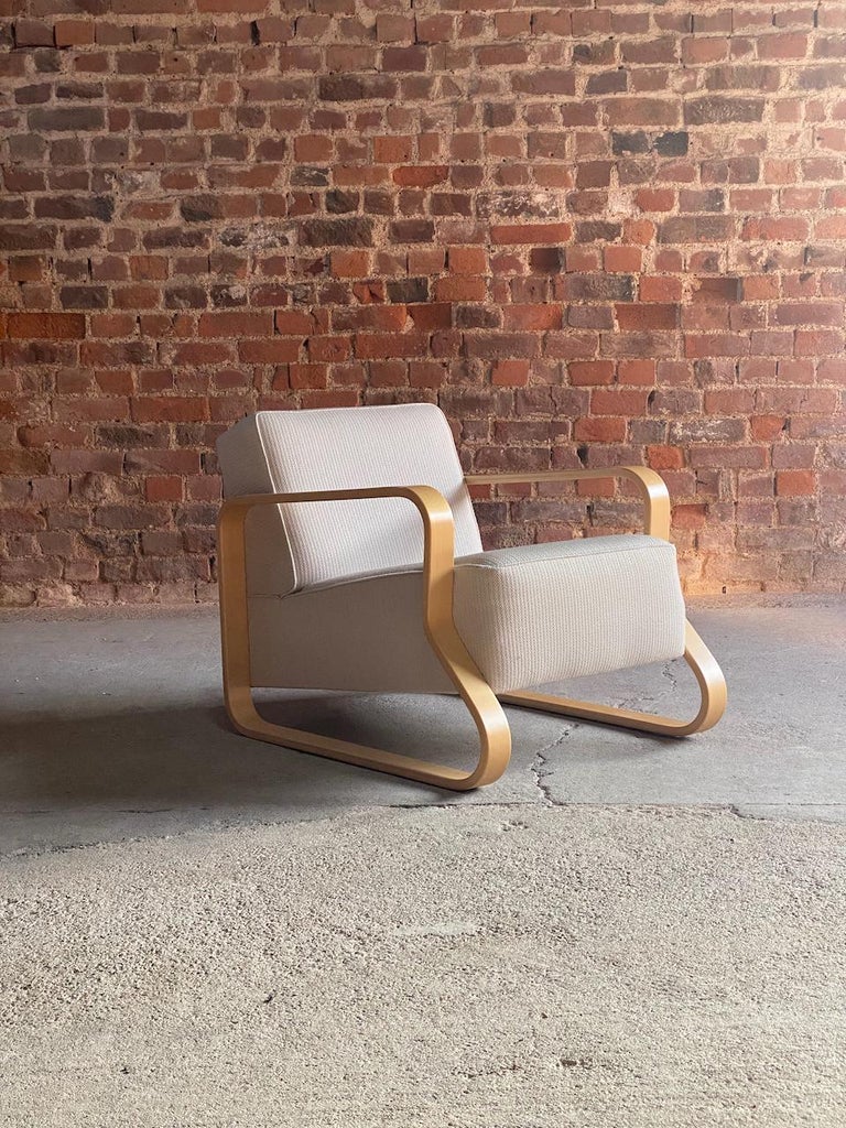 Alvar Aalto Model 44 Lounge Chair by Artek Finland For Sale at 1stDibs