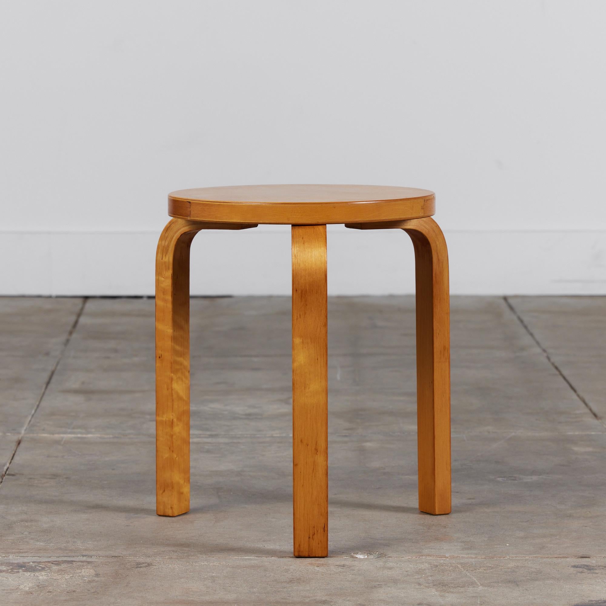 Alvar Aalto "Model 60" Stool for Artek at 1stDibs