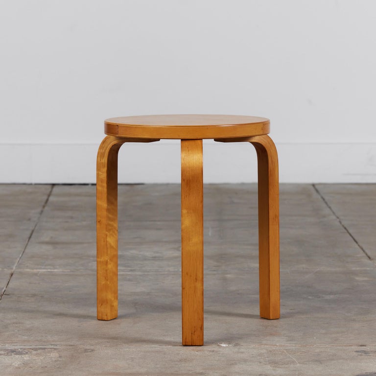 Alvar Aalto "Model 60" Stool for Artek For Sale at 1stDibs