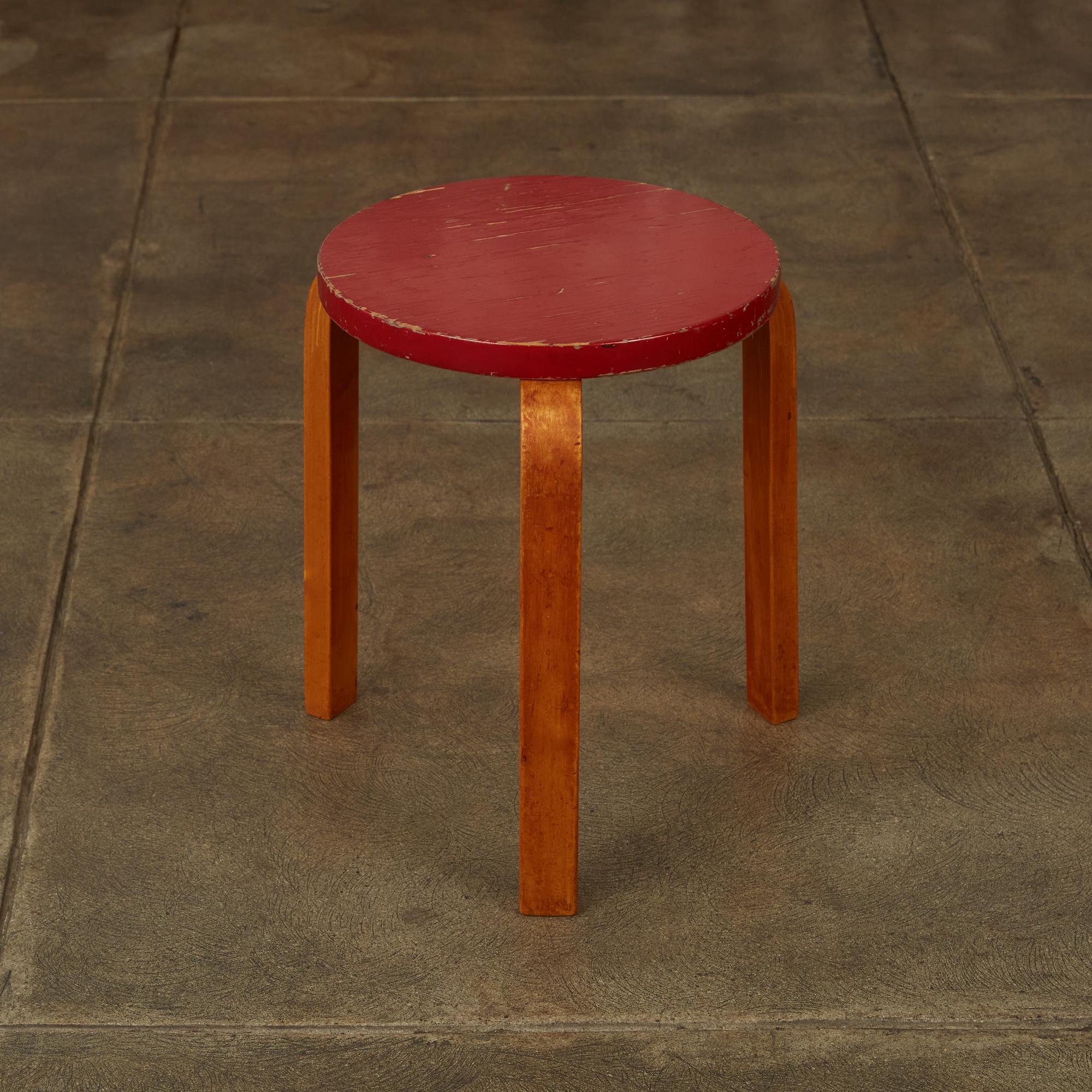Alvar Aalto Model 60 Stool at 1stDibs