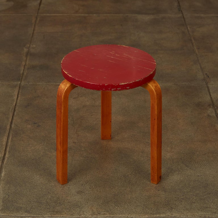 Alvar Aalto Model 60 Stool at 1stDibs