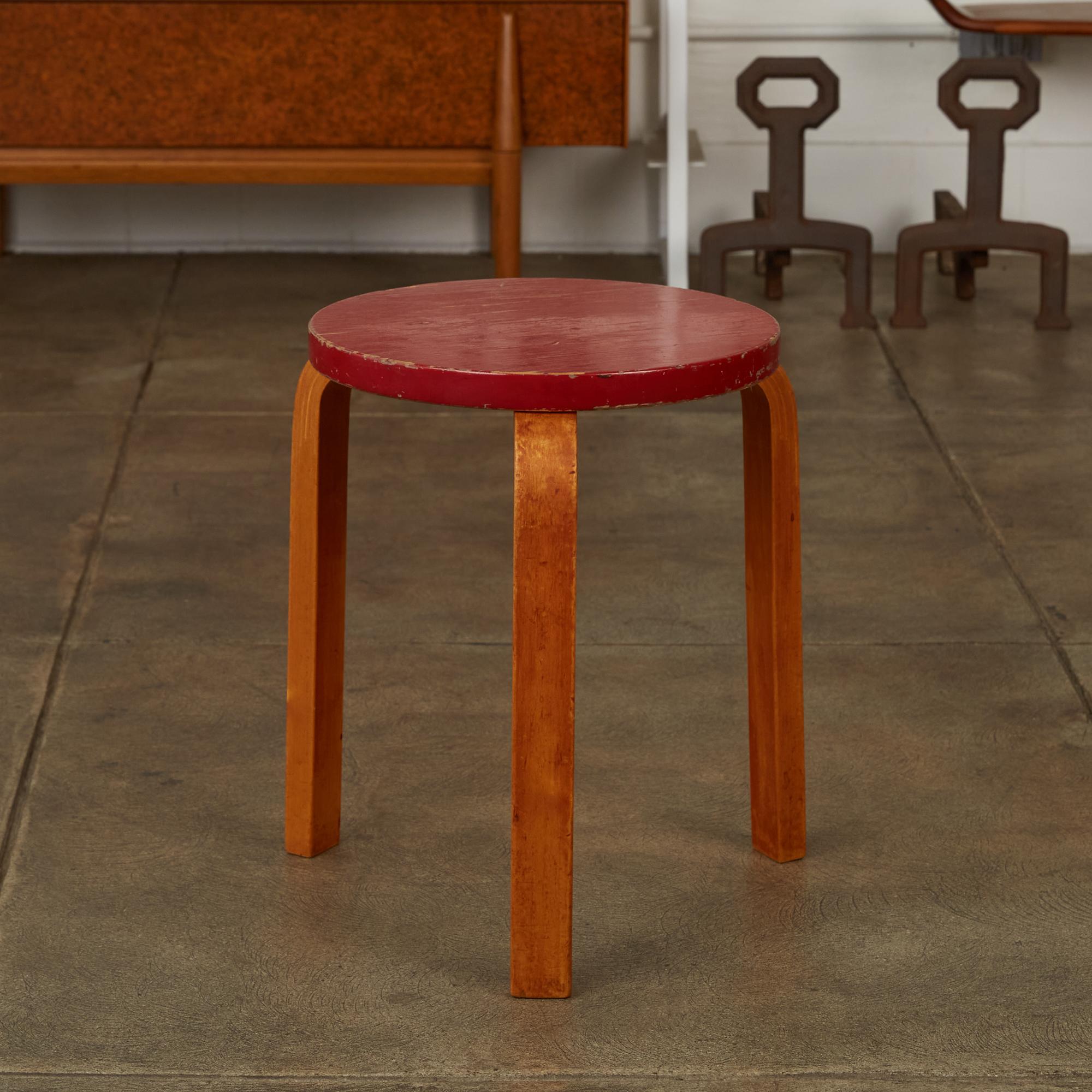 Alvar Aalto Model 60 Stool at 1stDibs