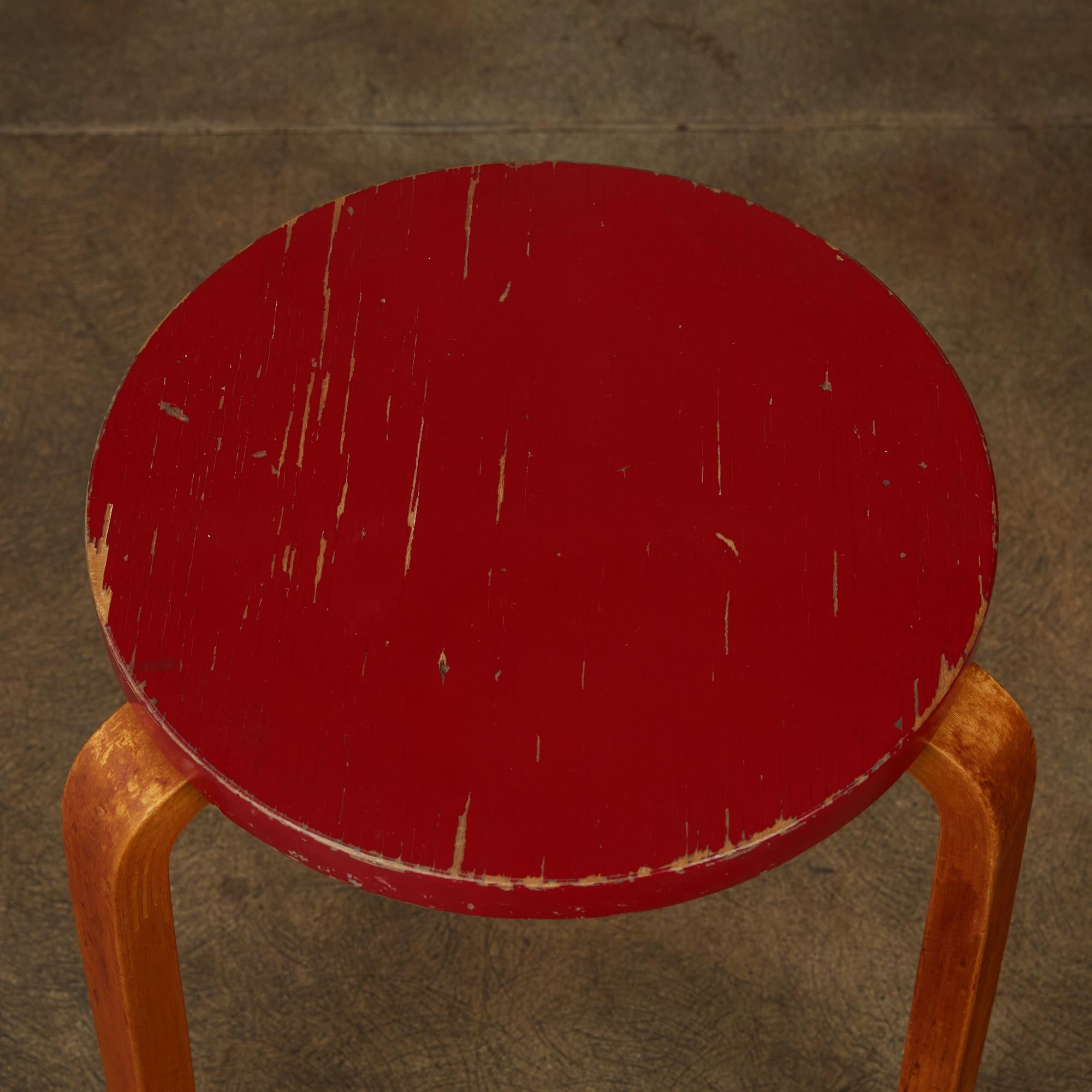 Alvar Aalto Model 60 Stool at 1stDibs
