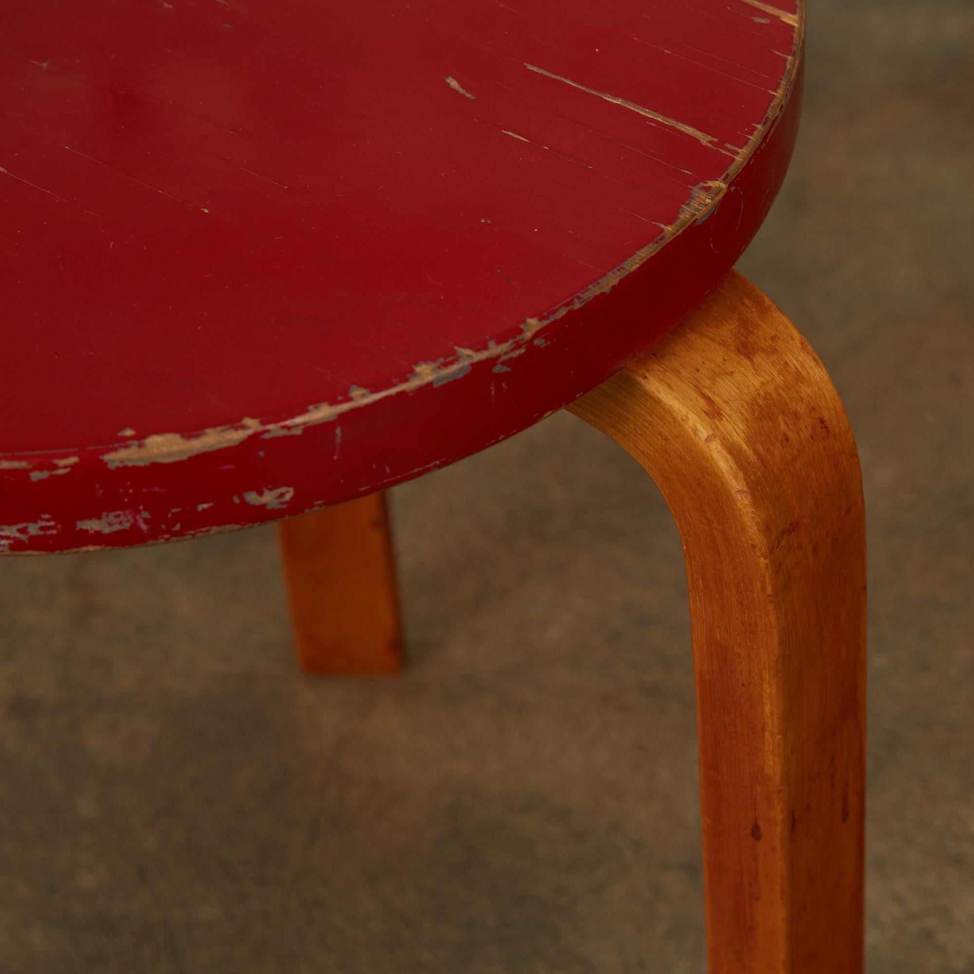 Alvar Aalto Model 60 Stool at 1stDibs