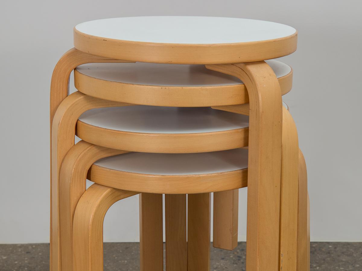 Alvar Aalto Model 60 Stools For Sale at 1stDibs | model 60 stacking stool