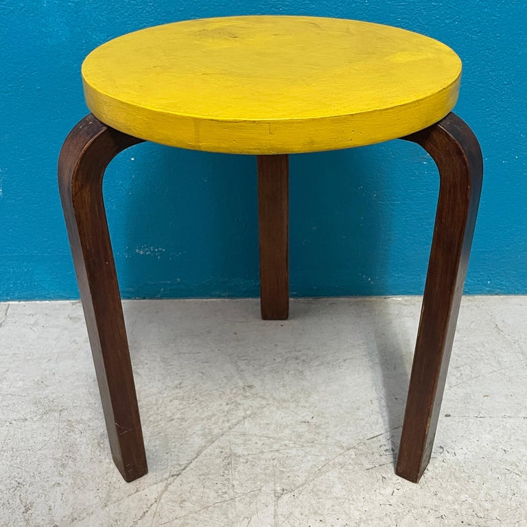 Alvar Aalto Hocker, 60er-Jahre, Vintage-Version, Artek Finnland im Angebot bei 1stDibs