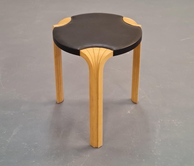 Alvar Aalto Stool X600 for Artek, 1960s For Sale at 1stDibs