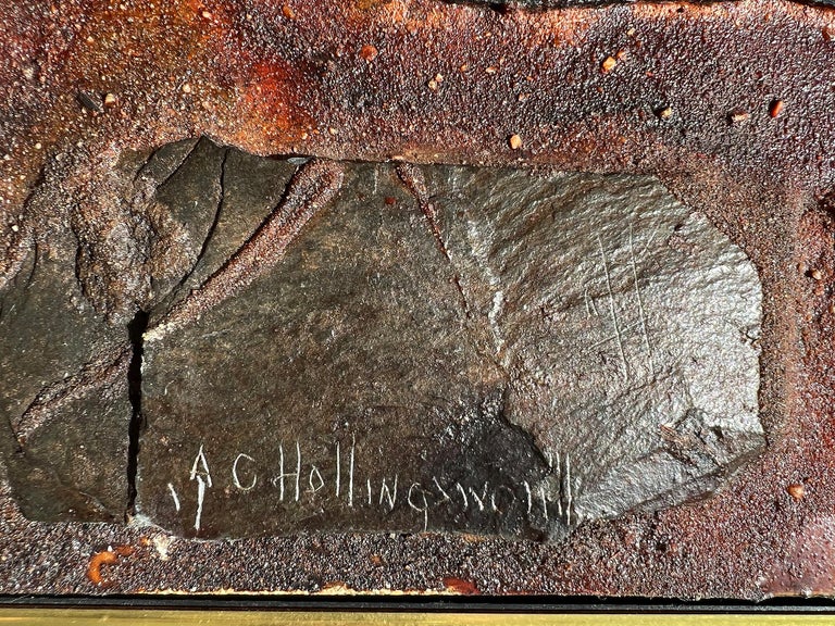 Alvin C. Hollingsworth - Slate Stone Collage Painting - African ...