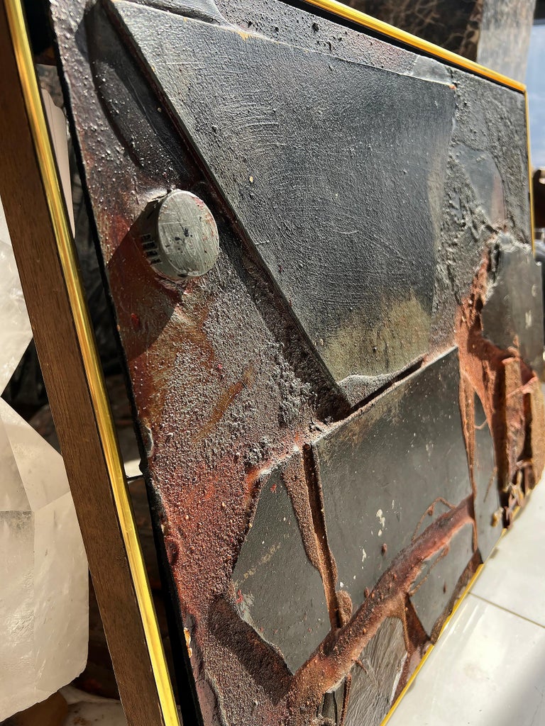 Alvin C. Hollingsworth - Slate Stone Collage Painting - African ...