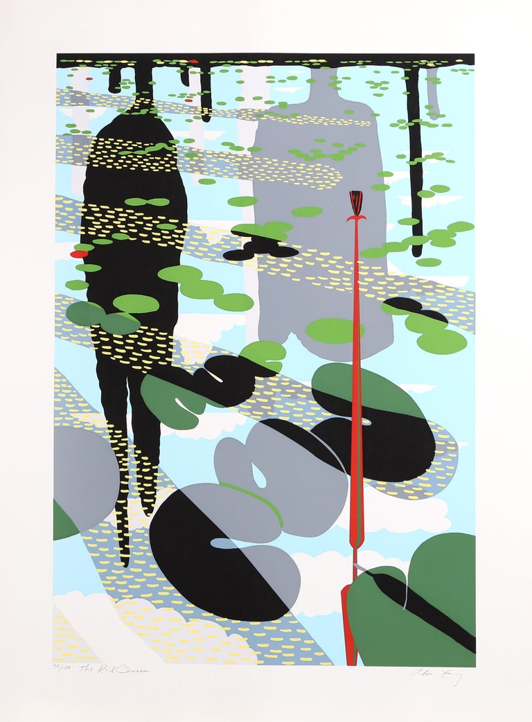 Alvin Loving, Jr. - Red Queen, Screenprint by Alvin Loving For Sale at ...